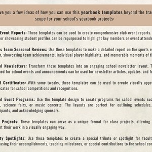 Nostalgic High School Yearbook Template With Retro Revival Theme - Etsy