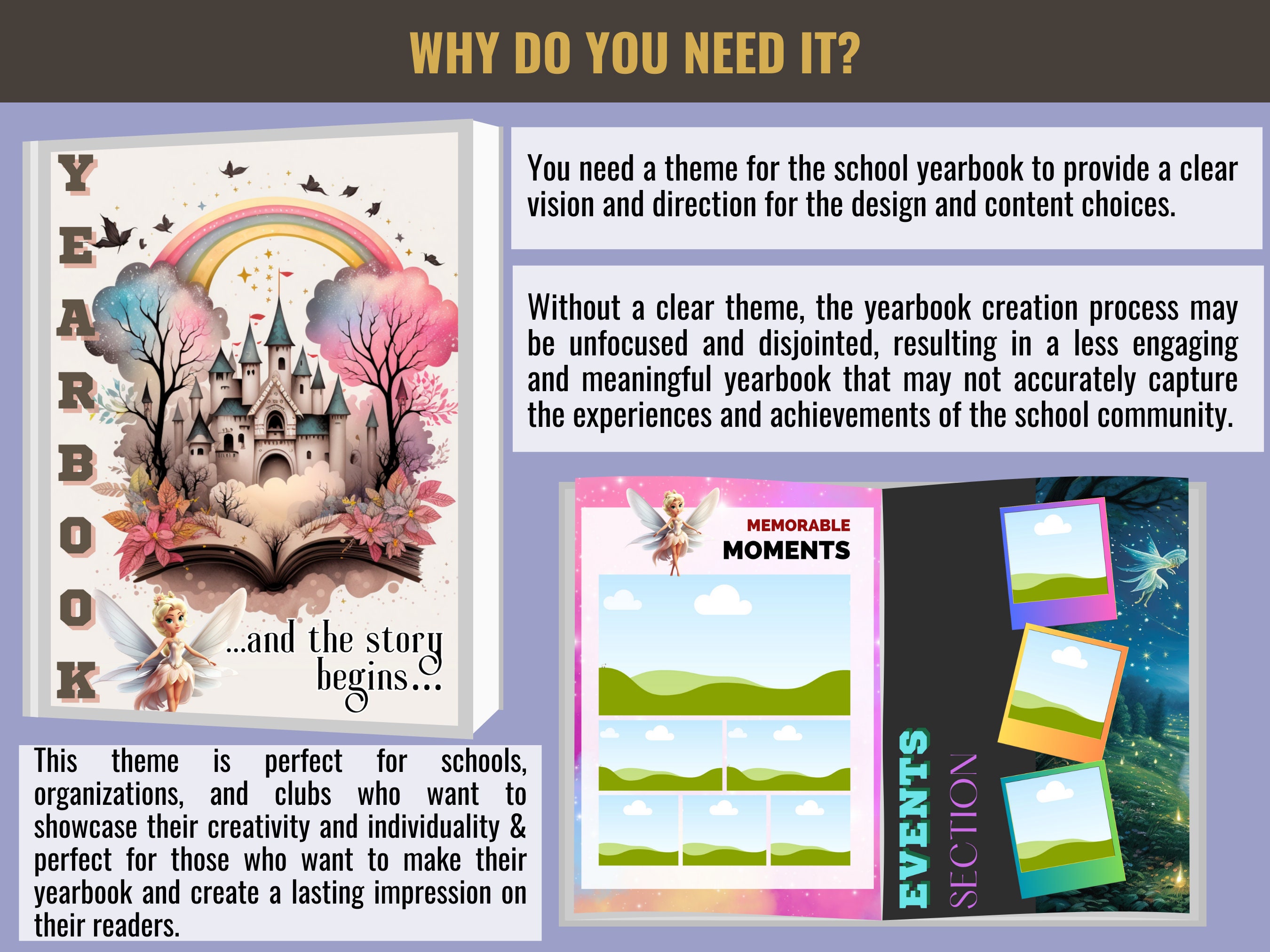 Elementary Yearbook Template - Capture Your School Spirit With ...