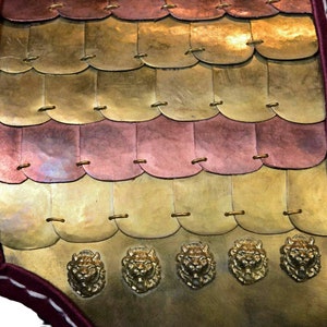 Medieval Scale Aristotle Linothrax Lamellar Cuirass Armor - Greek ...