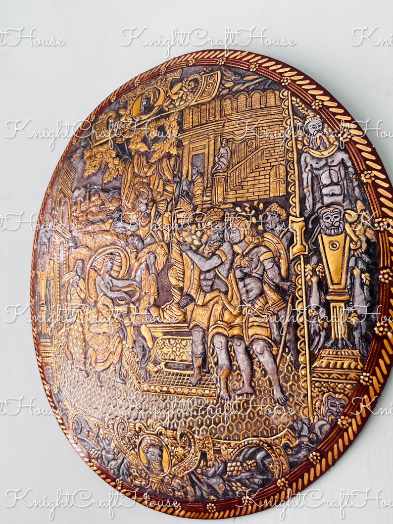 Parade Shield ('the Cellini Shield') Replica Medieval Italian Viking ...