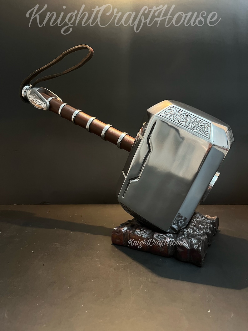 Mjolnir Thor Hammer: Aluminum MCU Avengers Movie Prop Replica With ...