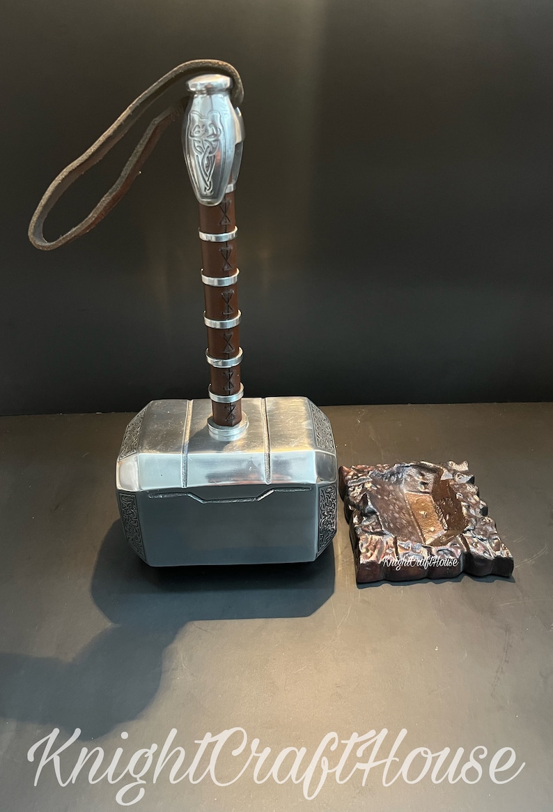 Mjolnir Thor Hammer: Aluminum MCU Avengers Movie Prop Replica With ...