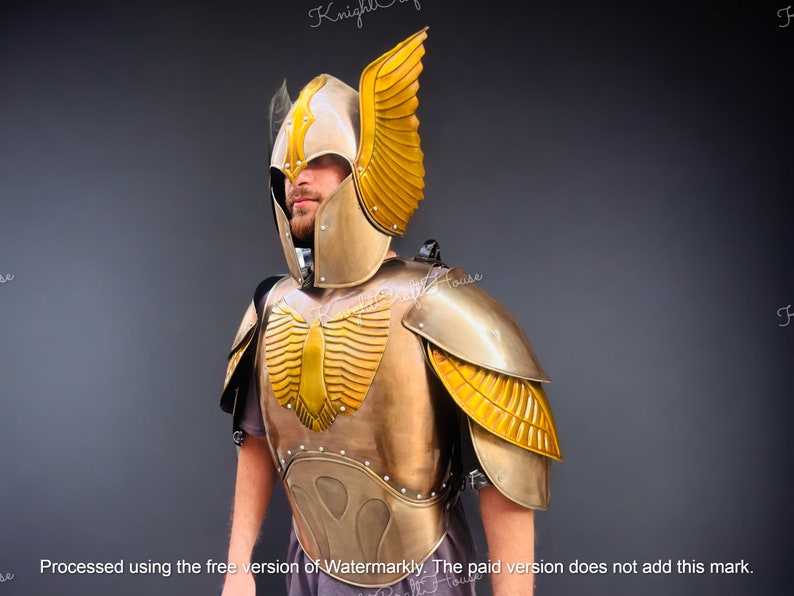 Medieval LOTR Elven Armor Set – Fantasy Roman Knight Cuirass, Pauldrons ...