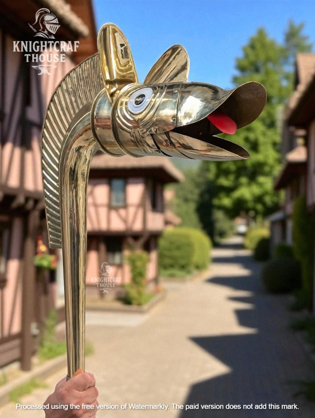 Medieval Brass Carnyx: 6ft Celtic War Horn for LARP & Cosplay - Etsy Canada