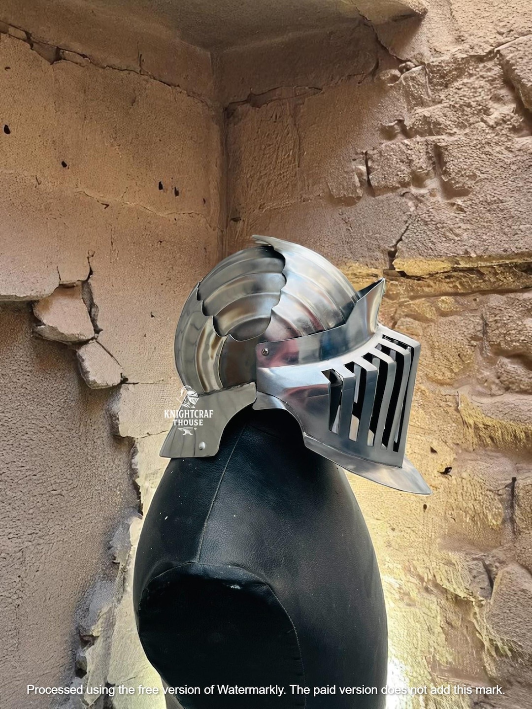 Medieval Steel Bascinet Helmet | Alva Knight Cosplay, LARP Costume - Etsy