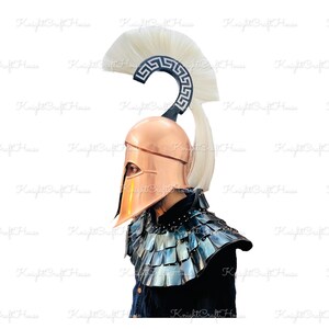 Medieval Blueing Steel Scale Aventail Armor Corset Necklace Halloween ...