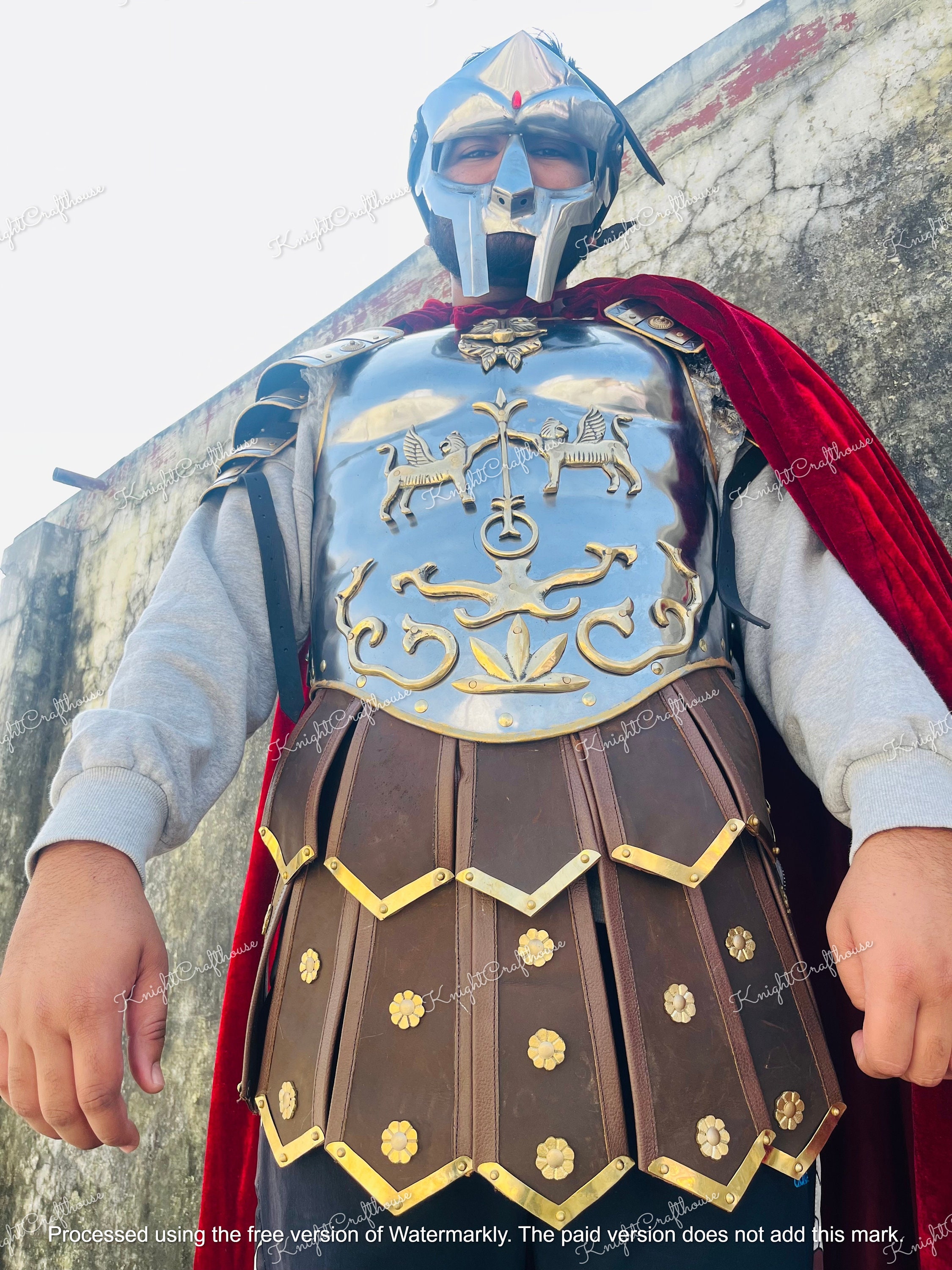 Medieval Roman Muscle Armor Greek Gladiator Muscle Armor Cuirass ...