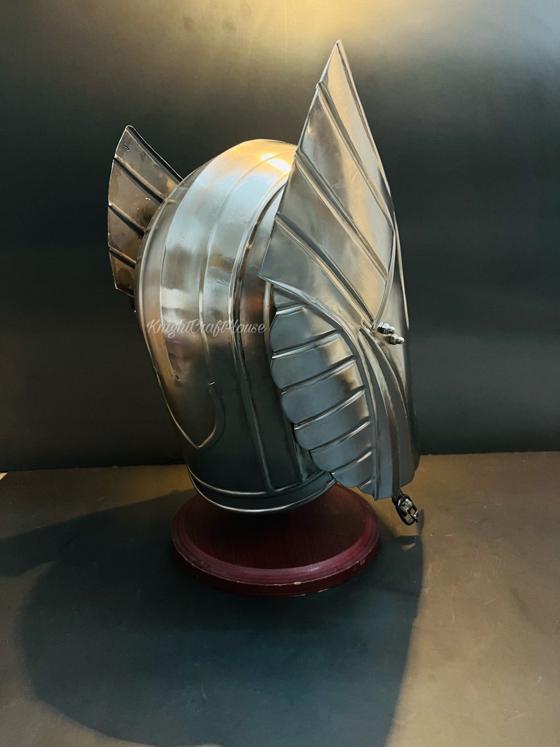 Buy Medieval Thor Ragnarok Helmet: 18 Gauge Steel MCU Avengers Cosplay ...