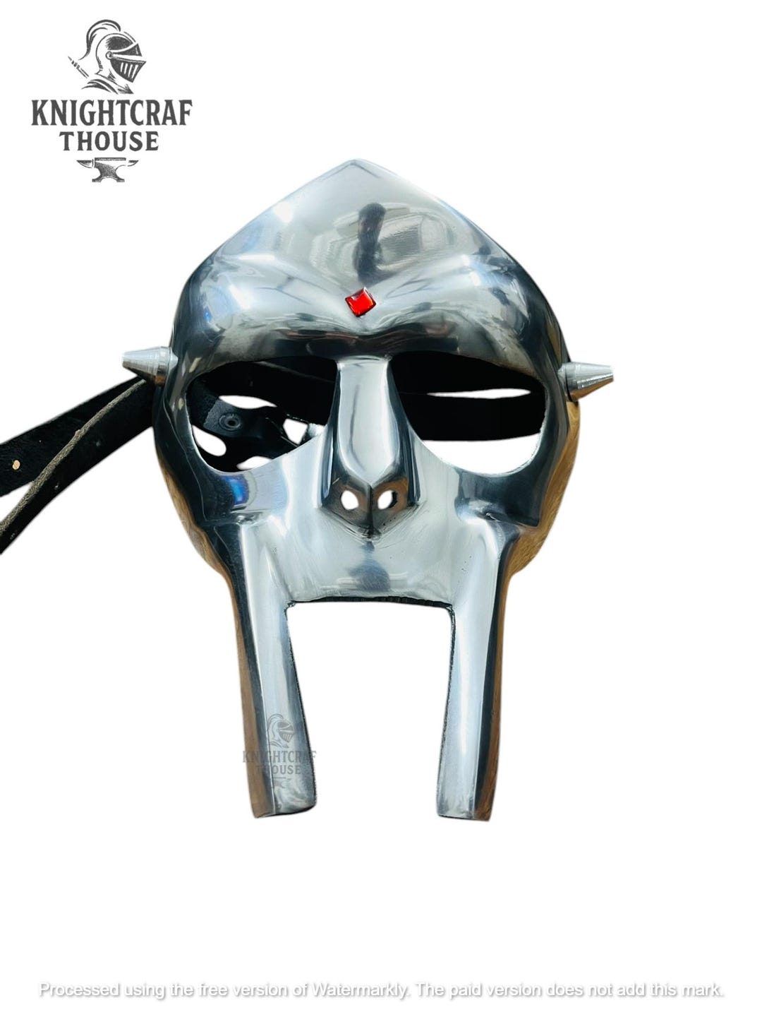Hand-forged MF Doom Mask: 18-gauge Steel Gladiator Style Replica - Etsy ...