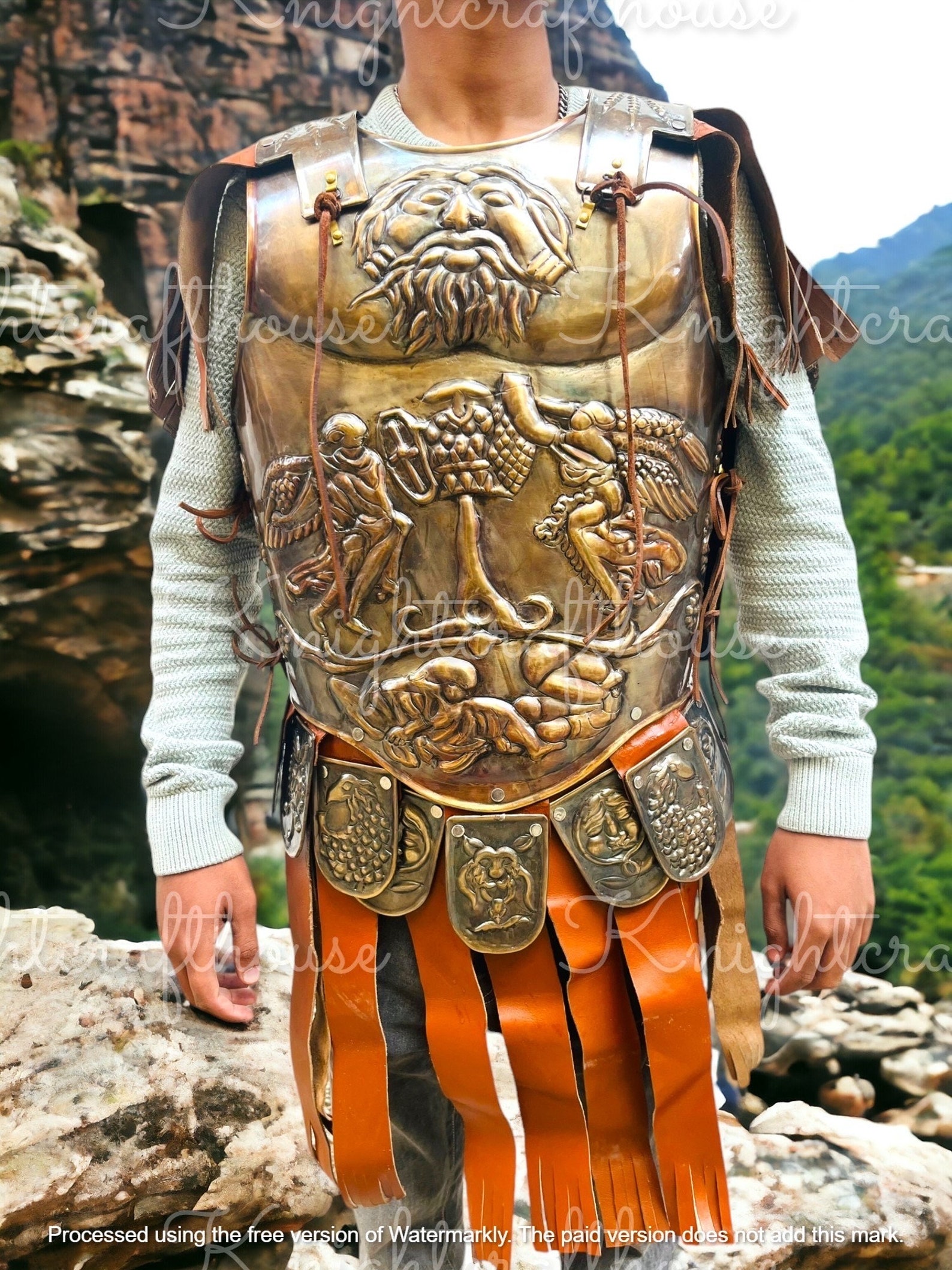 Roman Greek Muscle Armor Cuirass – Medieval Gladiator Breastplate ...
