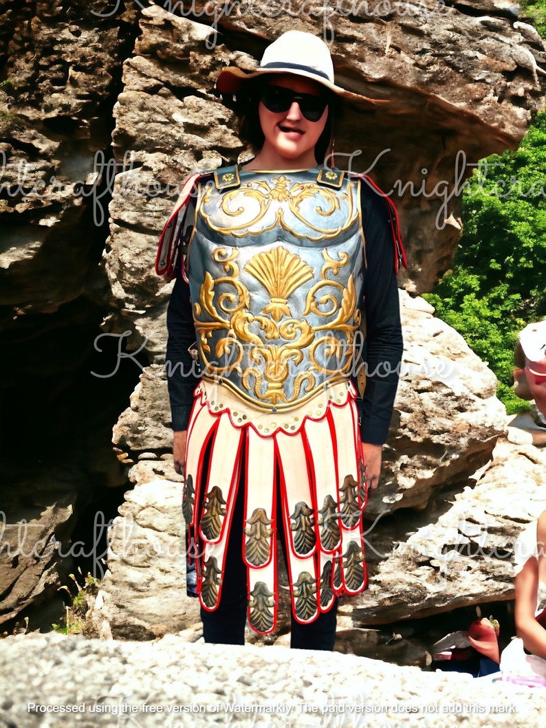 Roman Greek Muscle Armor Cuirass Medieval Steel Gladiator Cosplay Armor ...