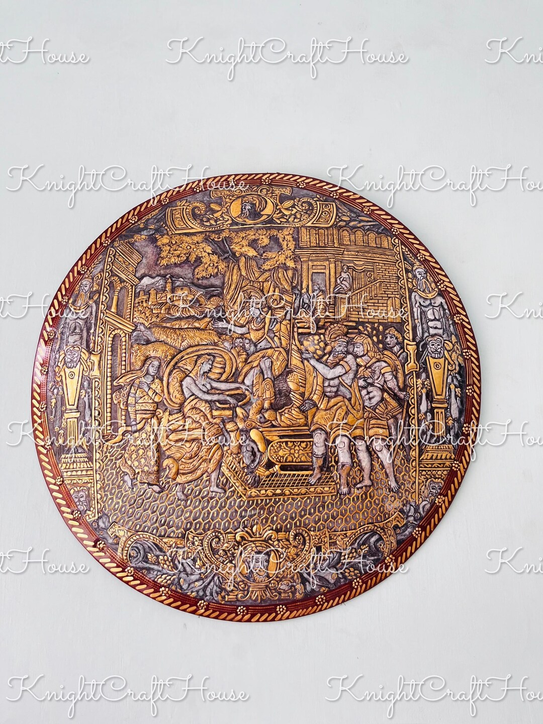 Parade Shield ('the Cellini Shield') Replica Medieval Italian Viking ...