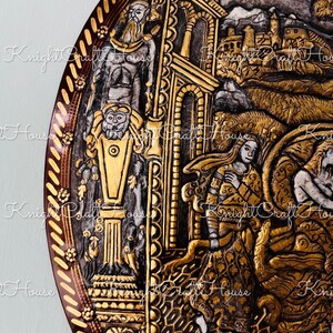 Parade Shield ('the Cellini Shield') Replica Medieval Italian Viking ...