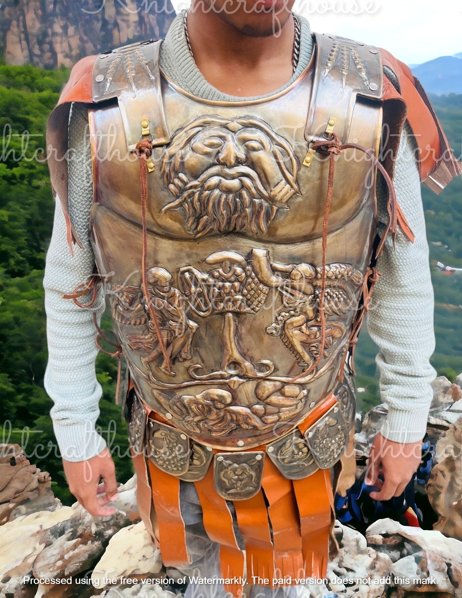 Roman Greek Muscle Armor Cuirass – Medieval Gladiator Breastplate ...