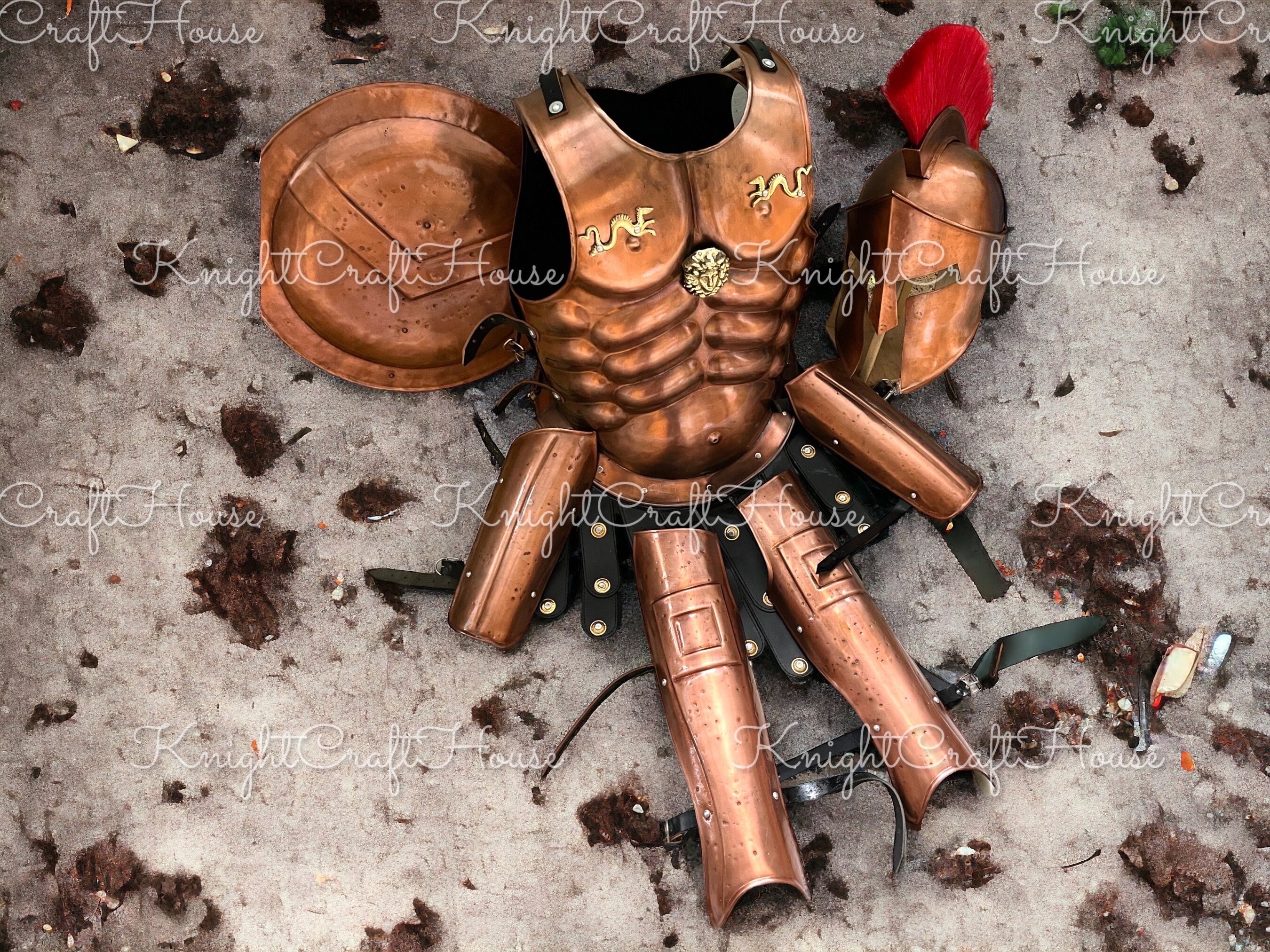 Medieval Roman Muscle Armor Set ~ Spartan 300 Greek King Leonidas ...