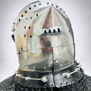 Medieval Houndskull Bascinet Helmet | Medieval Pig Face Helmet ...