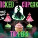 Wicked Cupcake Toppers - Etsy