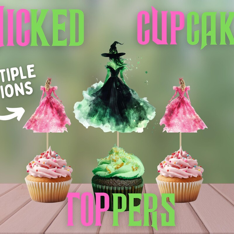 'wicked' Cake Topper - Etsy UK