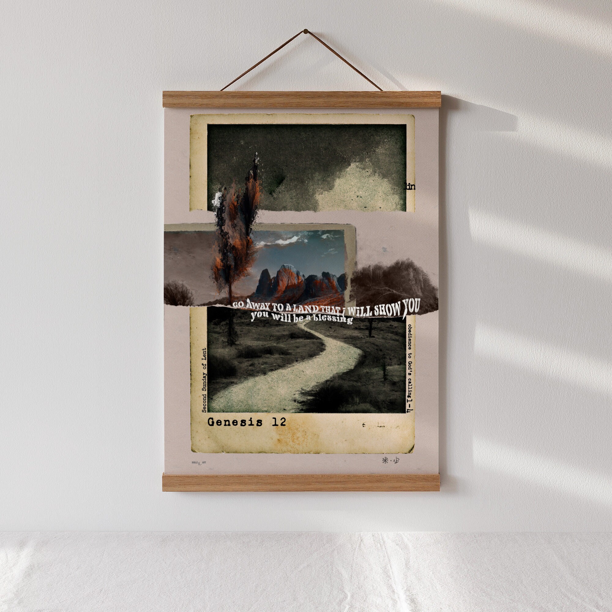 Obedience to God's Calling Art Print, Digital Download Poster, Bible ...