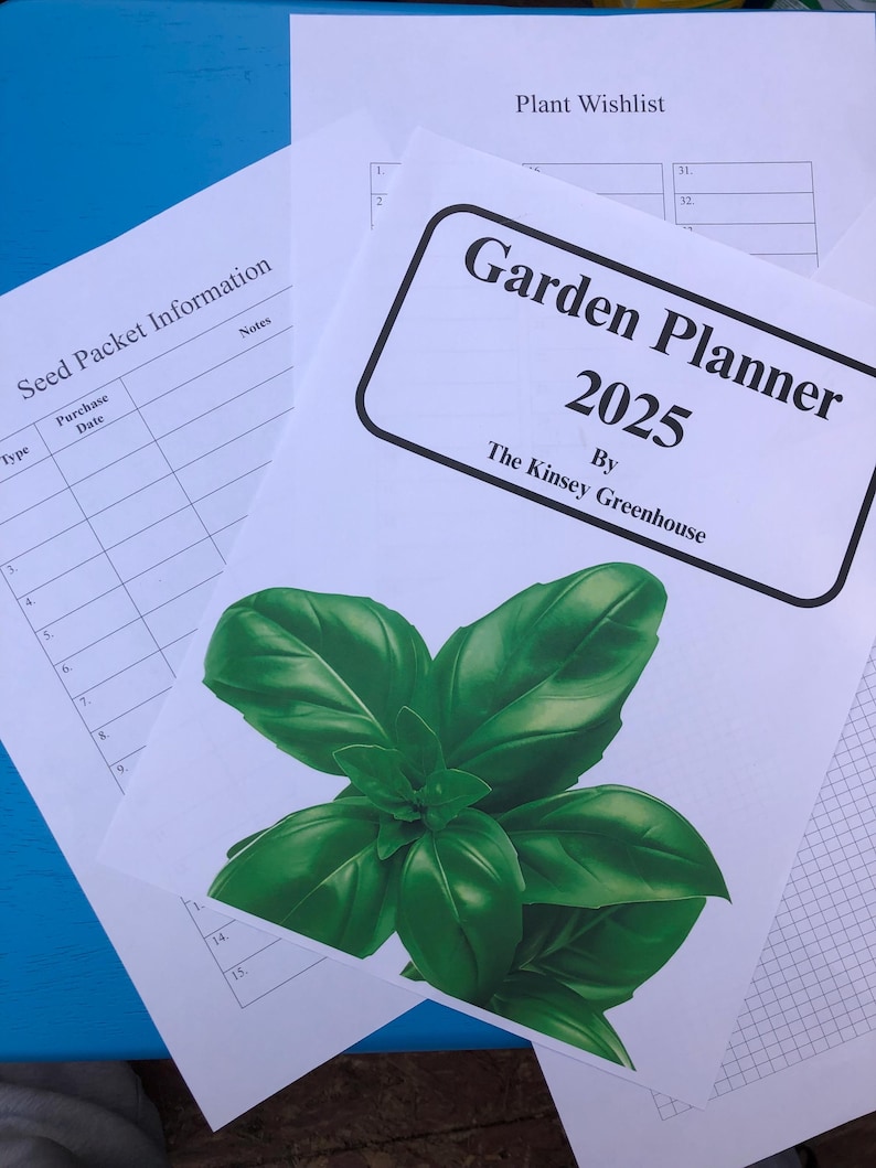 Printable Garden Planner 2025 by the Kinsey Greenhouse - Etsy UK