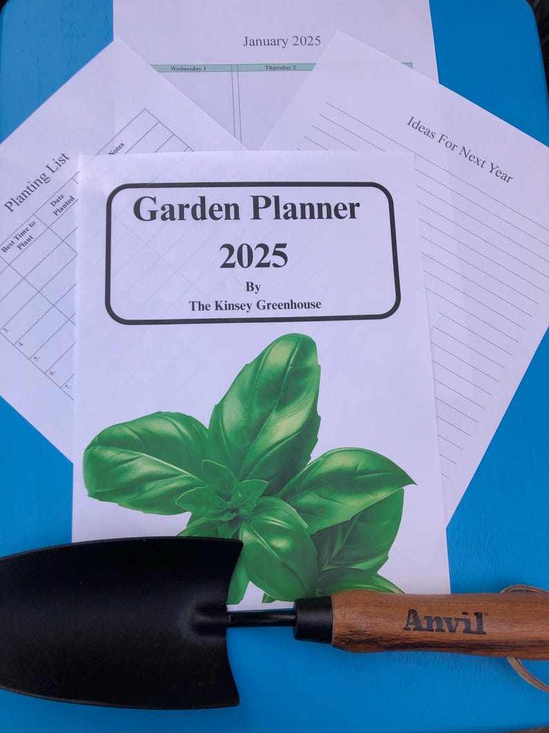 Printable Garden Planner 2025 by the Kinsey Greenhouse - Etsy UK
