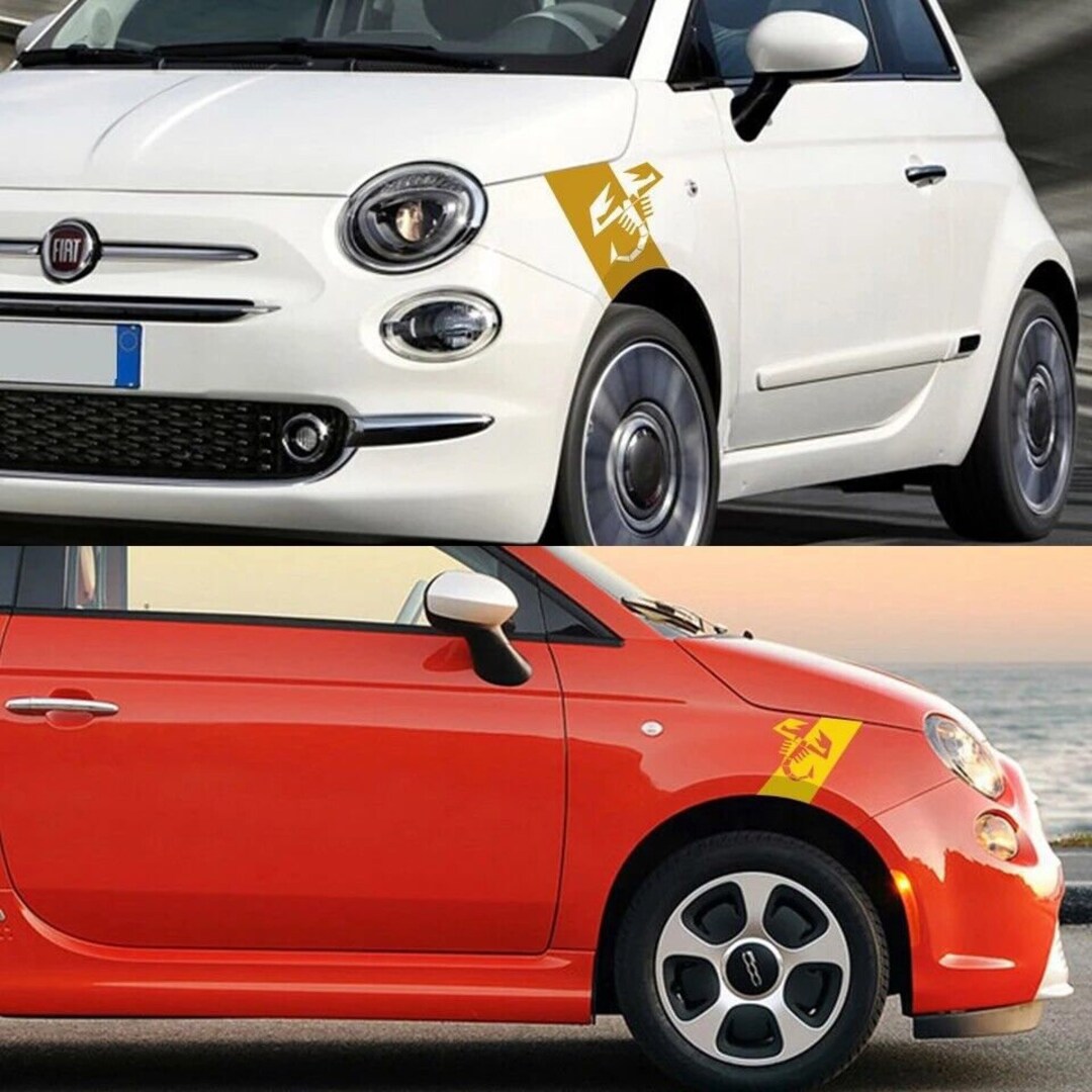 2pcs Abarth Scorpian Fender Sticker Car Decal Vinyl 595 695 - Etsy UK