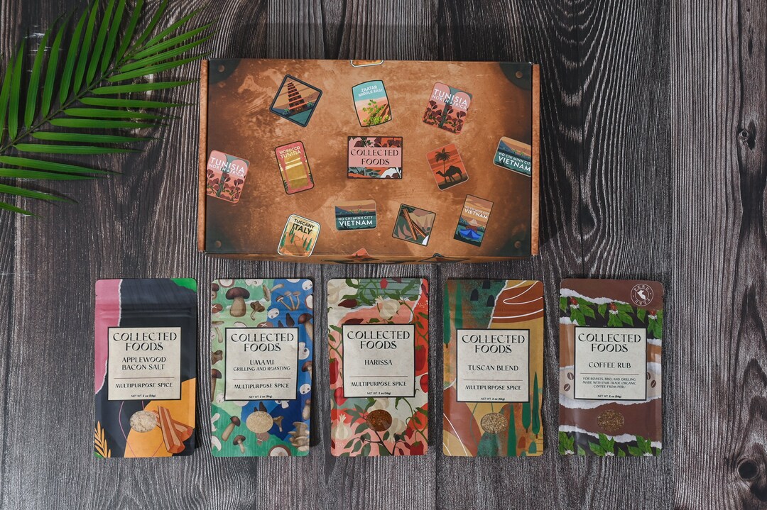 BBQ Spice Rub Set: Gourmet Grilling Seasonings Gift Box - Etsy