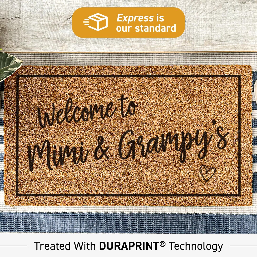 Welcome to Mimi & Grampy's, Perfect Gift for Christmas, Custom Made ...