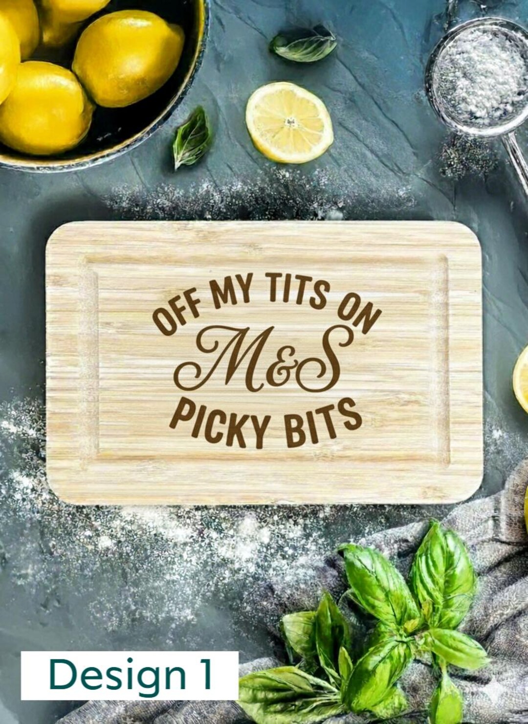 Funny Picky Bits Snack Board, off My Tits on Picky Bits, Custom ...