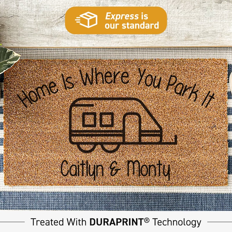 Camper Welcome Mat - Etsy