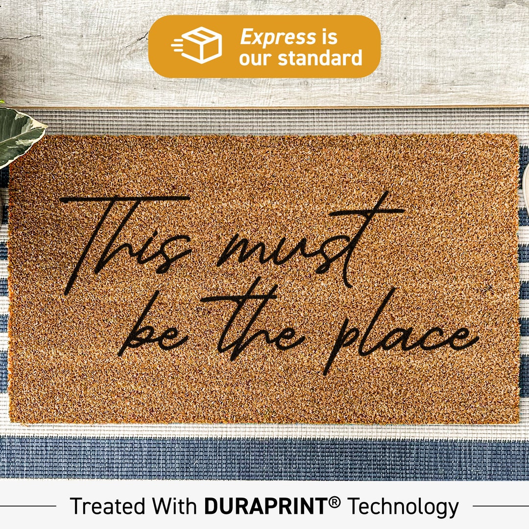 Custom Doormat, This Must Be the Place Doormat, Homely Doormat, Cute ...