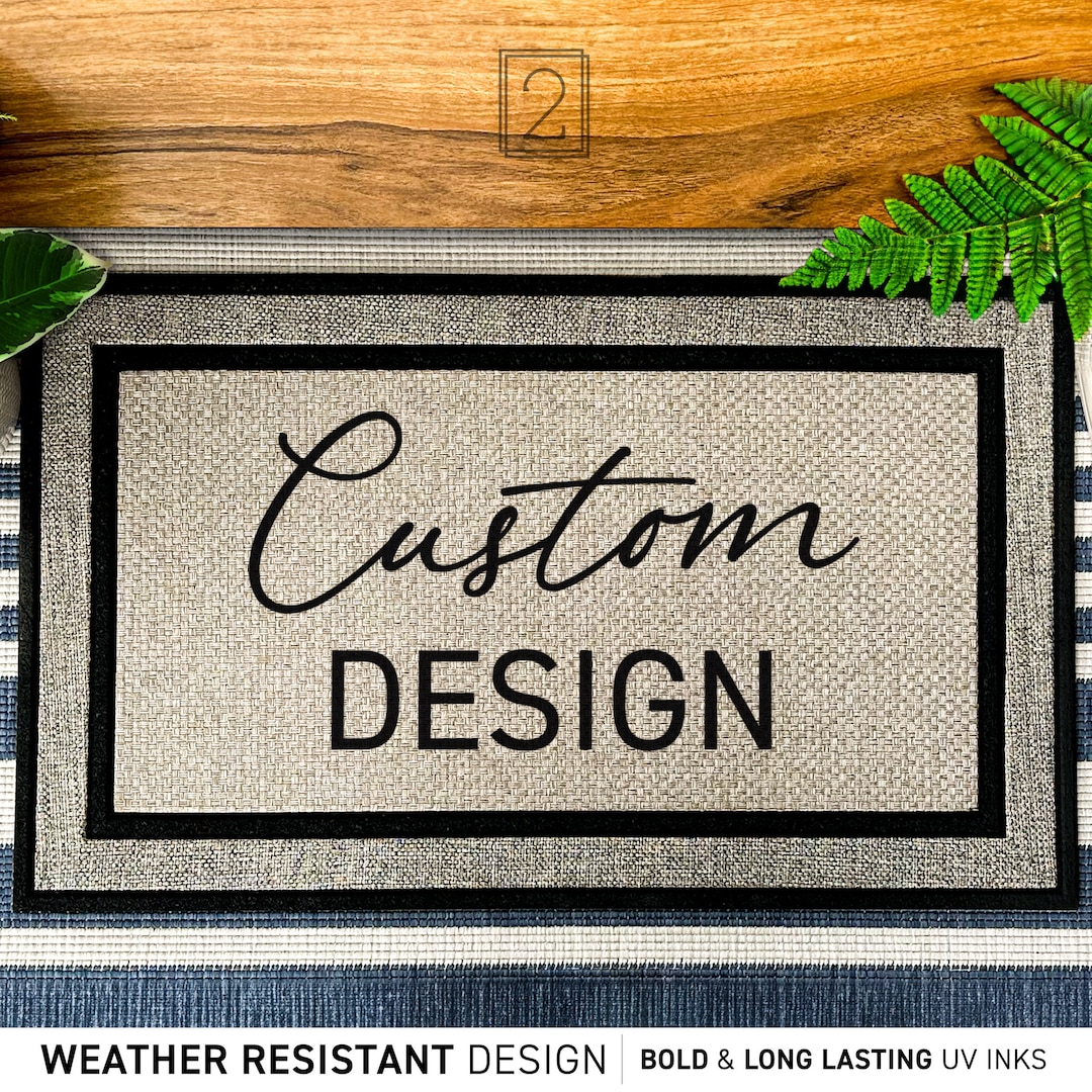 Custom Doormat, Personalized Doormat, Personalized Welcome Rug, Design ...