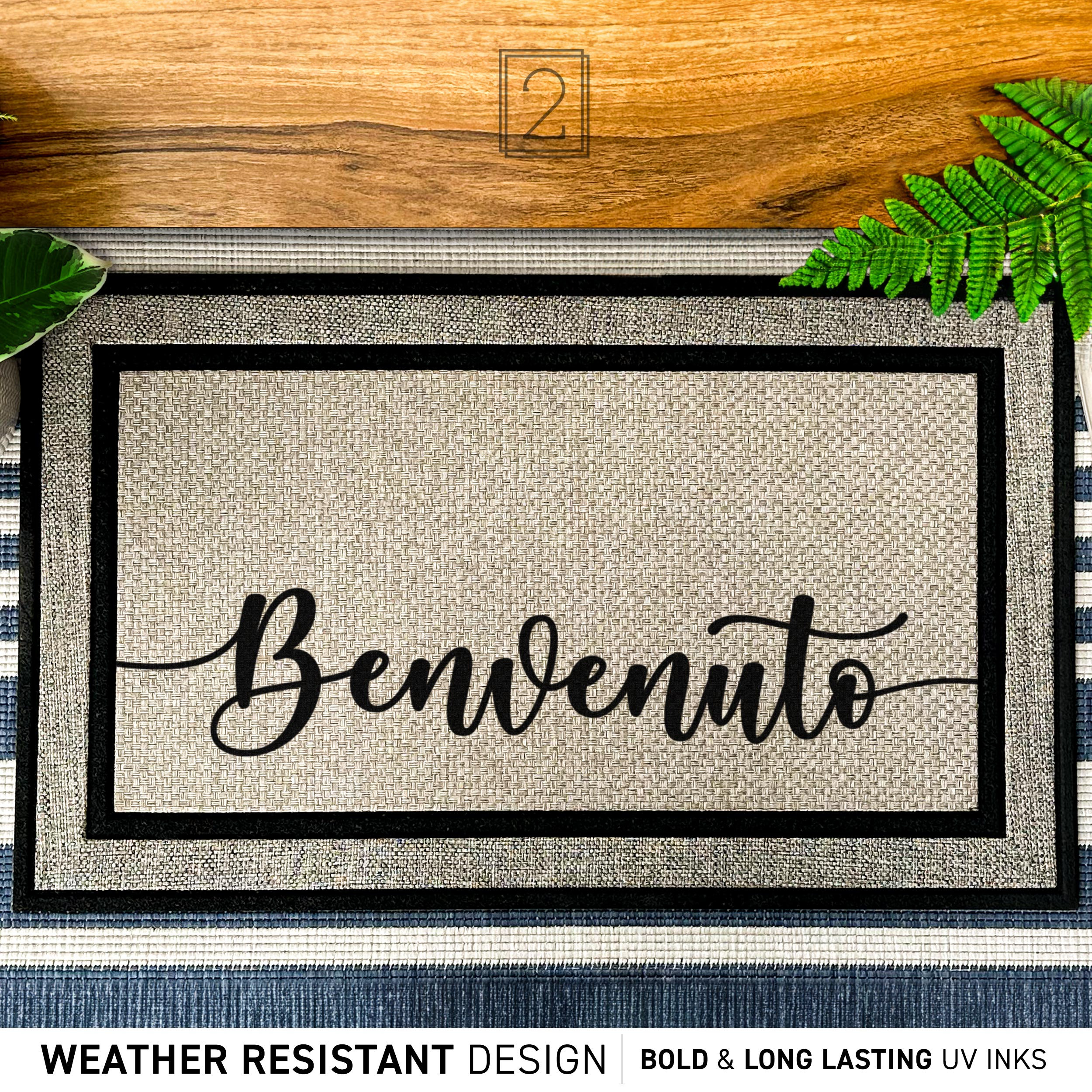 Italian Welcome Outdoor Weatherproof Doormat, Italy Welcome Doormat ...