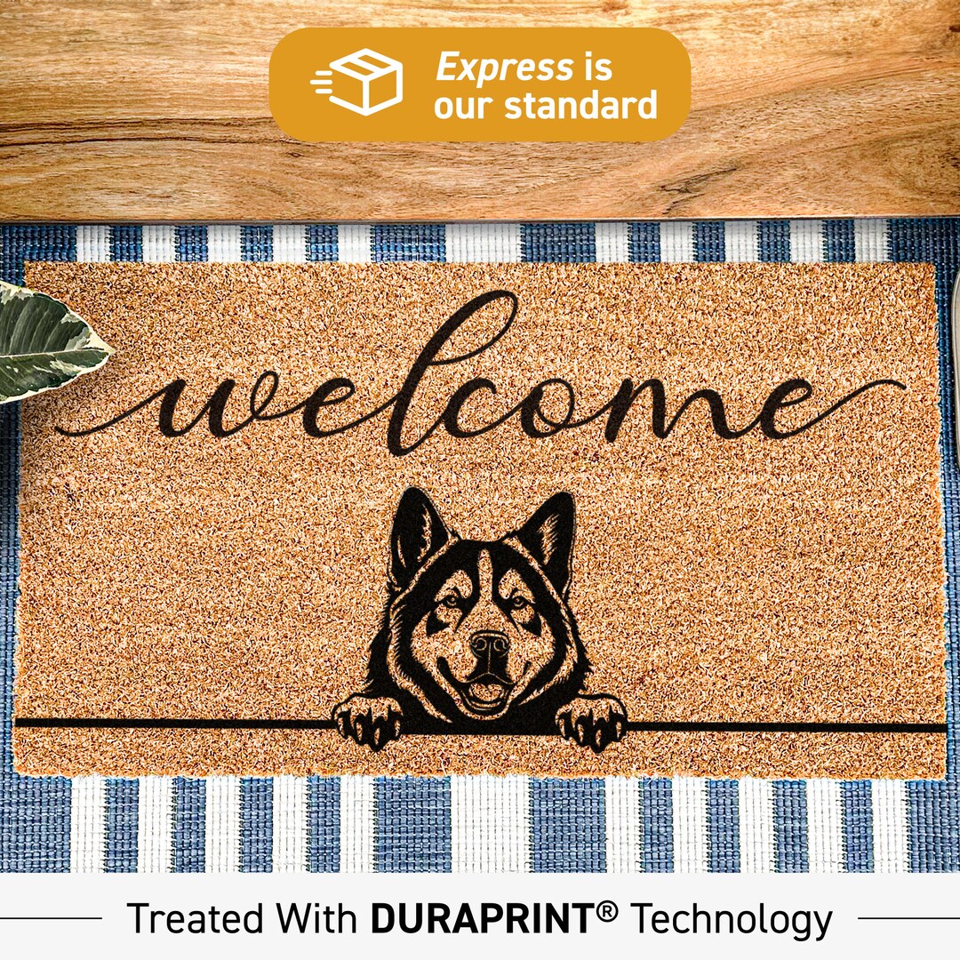 Personalized Dog Gift, Welcome Mat Dog, Dog Doormat, Dog Breeds, Dog ...