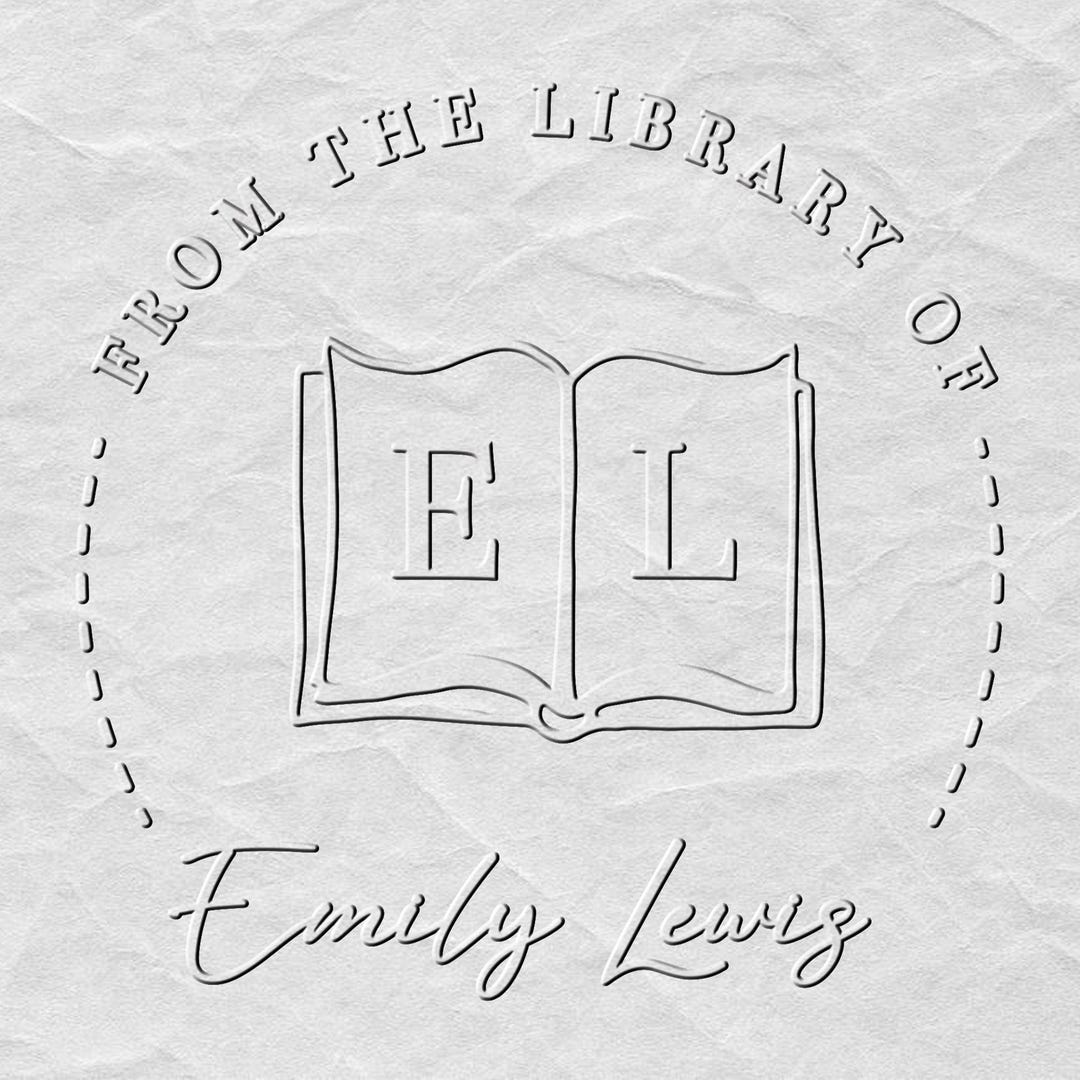 Custom Embosser for Books – Personalized Library Stamp With Name or ...