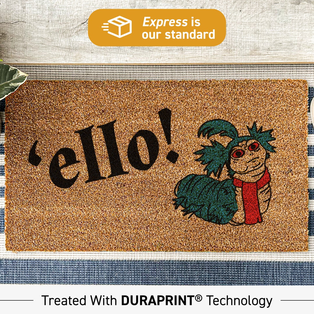 Funny Doormat, Labyrinth Film Worm Ello Quote Doormat, Fandom Funny ...