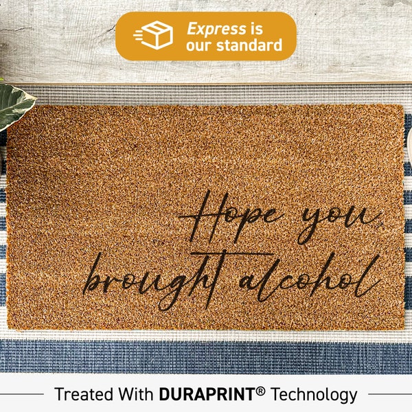 Alcohol Doormat - Etsy
