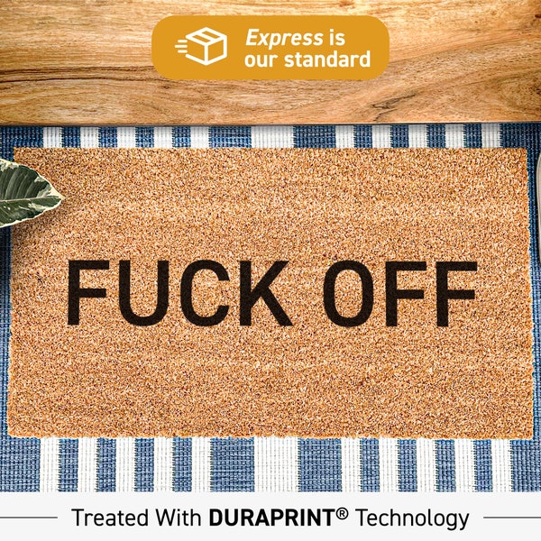 Rude Door Mat - Etsy