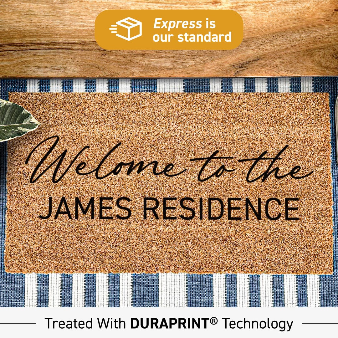 Custom Doormat, Your Custom Words Here Personalized Doormat, Custom ...
