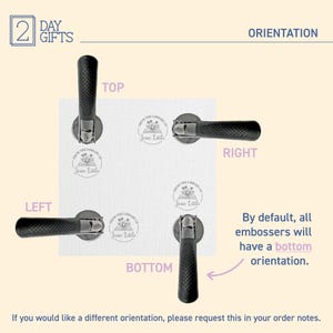Paper Embosser, Custom Embosser Stamp With Initials, Embosser for Your ...