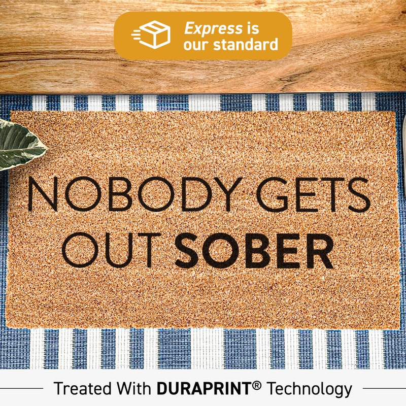 Alcohol Welcome Mats - Etsy