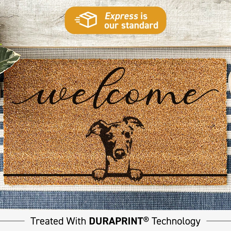 Greyhound Doormat - Etsy UK