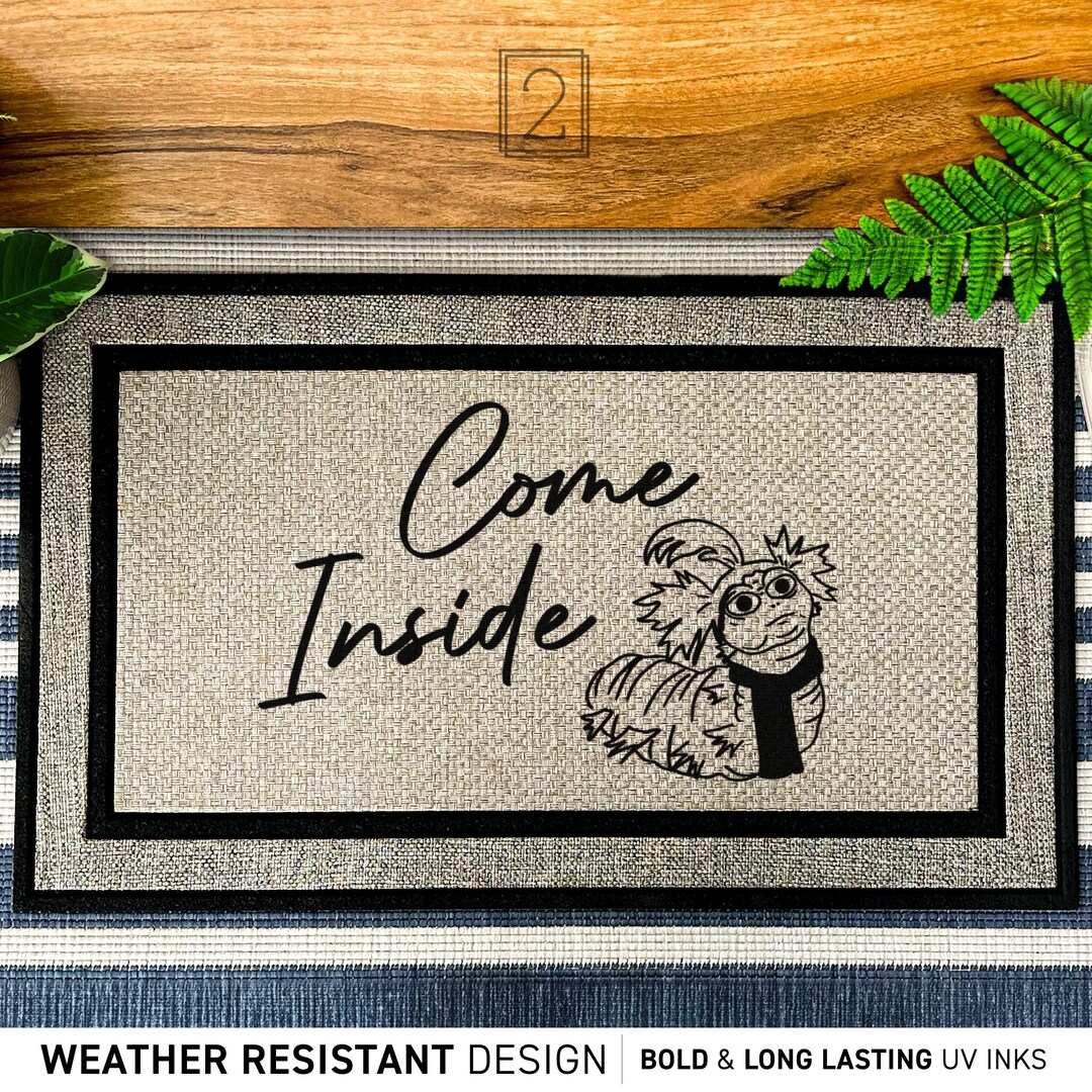 Come Inside Labyrinth Worm Film Quote Outdoor Rug, Worm Come Inside and ...