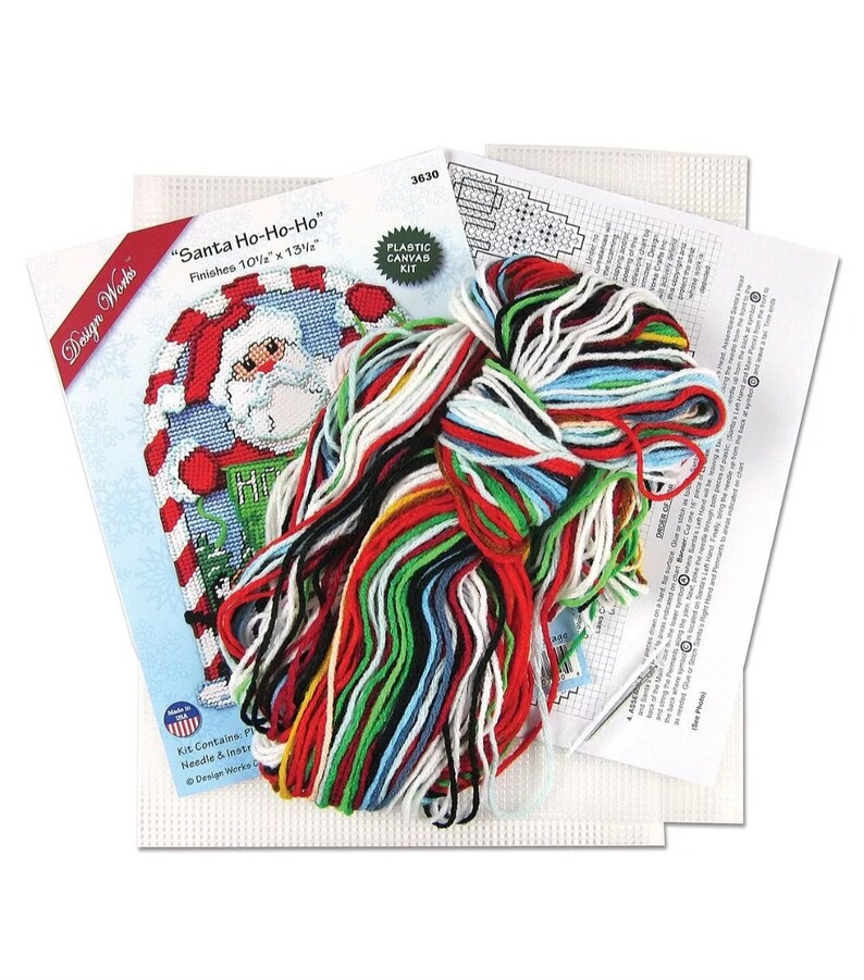 Retro Recipe Box From Herrschners. This is a 7 Count Plastic Canvas Kit ...