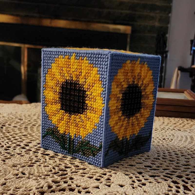 Plastic Canvas Flowers - Etsy