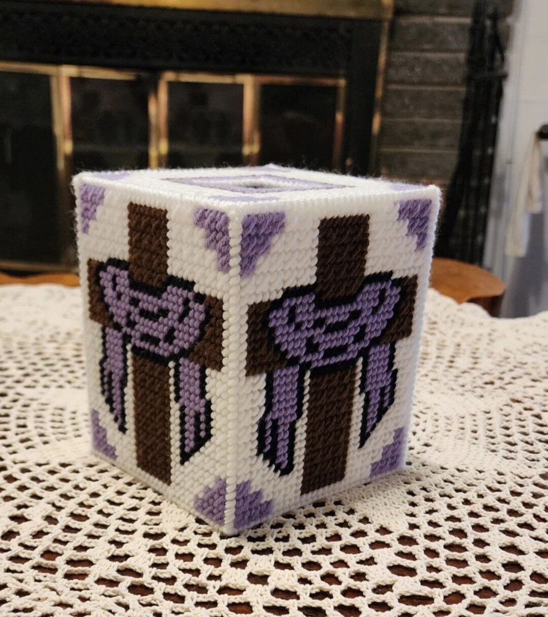 New Handmade Plastic Cross Tissue Box Cover. This Item is Made to Order ...
