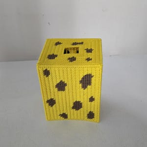 New Handmade Plastic Canvas Spongebob Tissue Box Cover This Item is ...