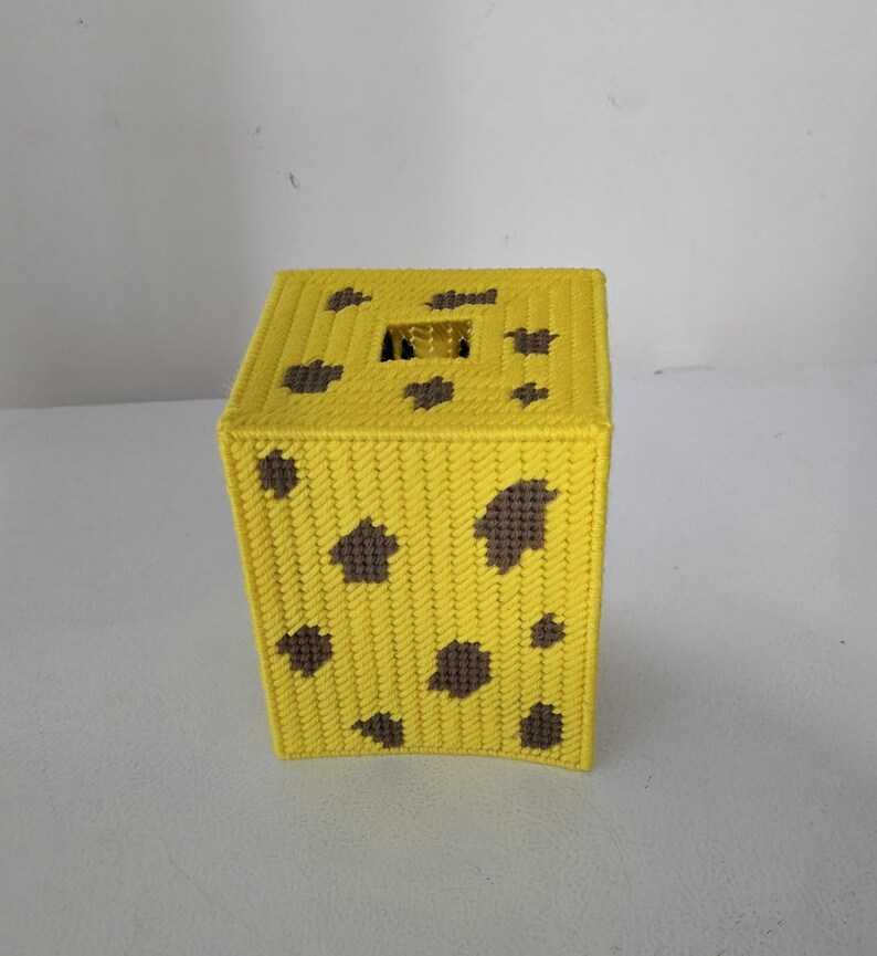 New Handmade Plastic Canvas Spongebob Tissue Box Cover This Item is ...