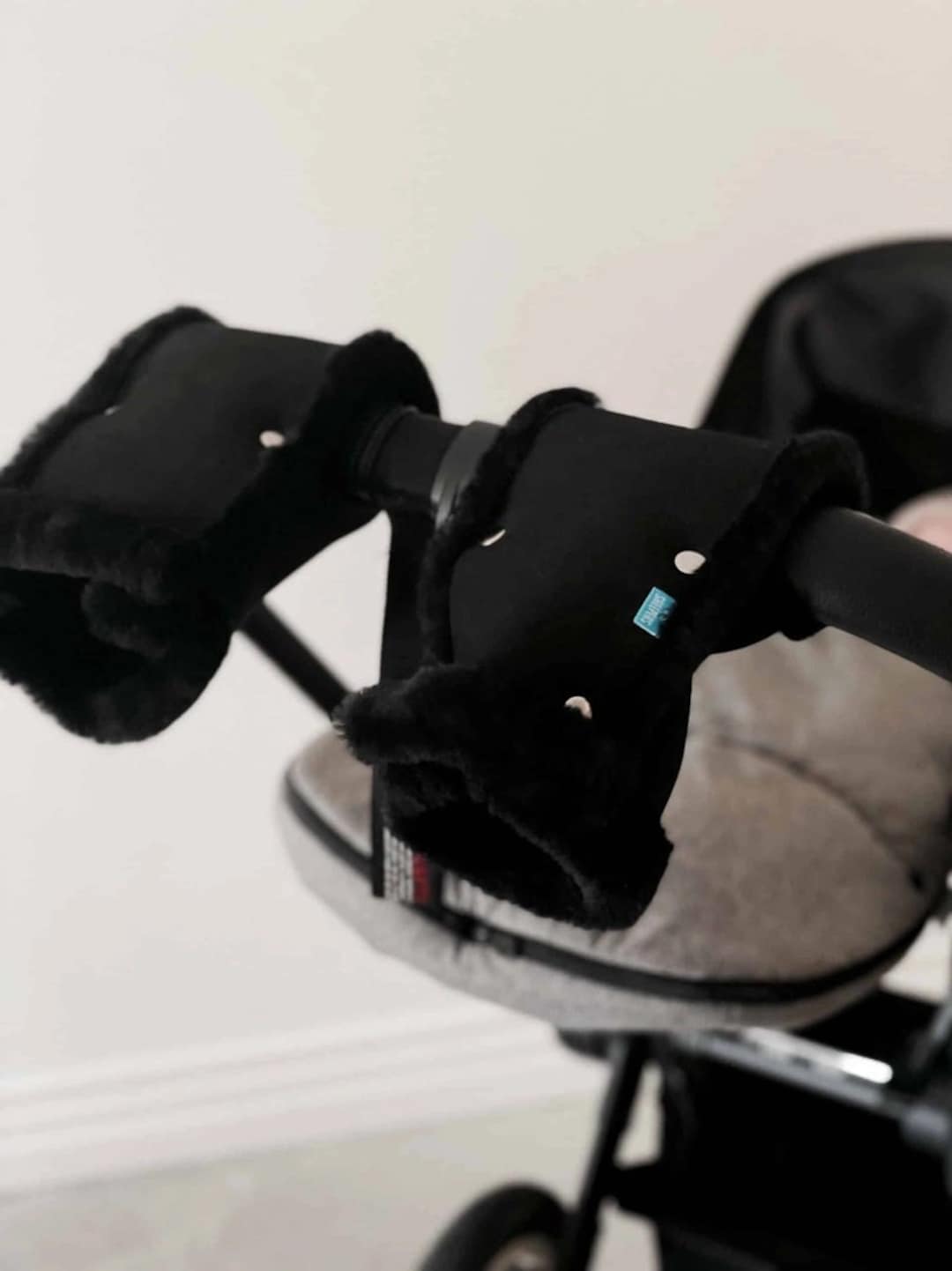 Sheepskin Stroller Hand Warmers – Universal Fit for Prams & Buggies ...