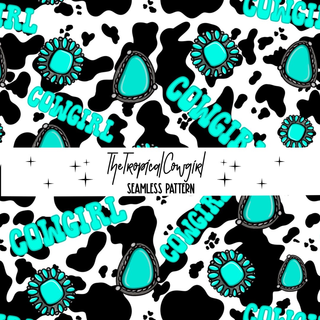 Cow Print Seamless Pattern, Cowhide Seamless Pattern, Repeating Cow ...